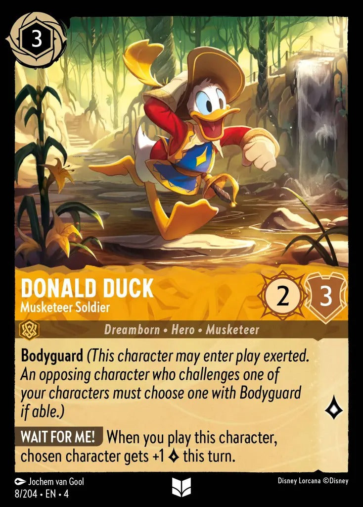 008/204-EN-4: Donald Duck - Musketeer Soldier – BAN-TYO TCG