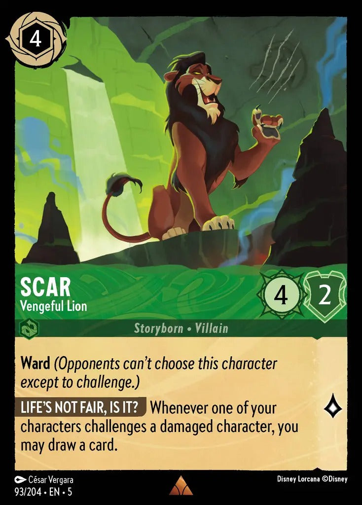 93/204-EN-5: Scar - Vengeful Lion – BAN-TYO TCG