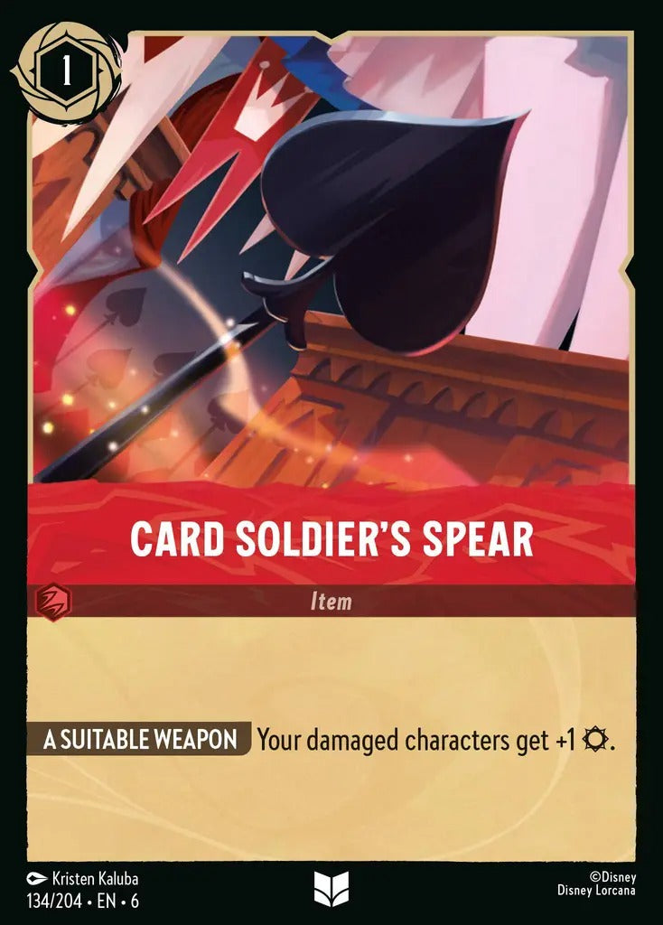 134/204-EN-6: Card Soldiers Spear – BAN-TYO TCG