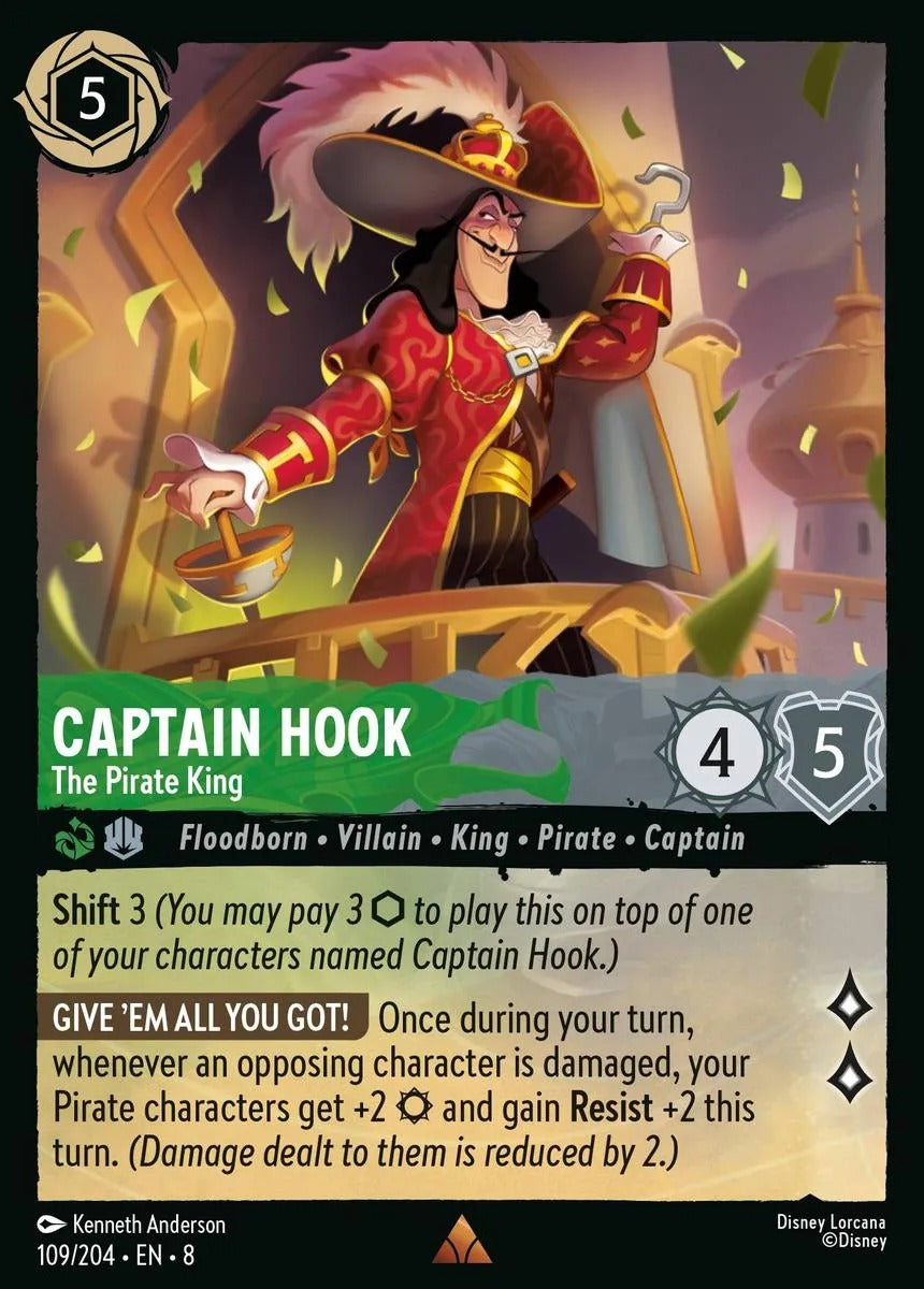 109/204-EN-8: Captain Hook - The Pirate King – BAN-TYO TCG