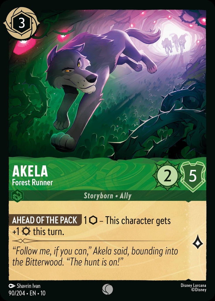 090/204·EN·10: Akela - Forest Runner – BAN-TYO TCG