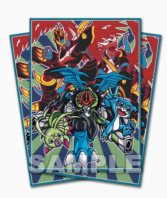 [Sleeves] Digimon Imperialdramon Paildramon Veemon Wormmon Evolution L ...