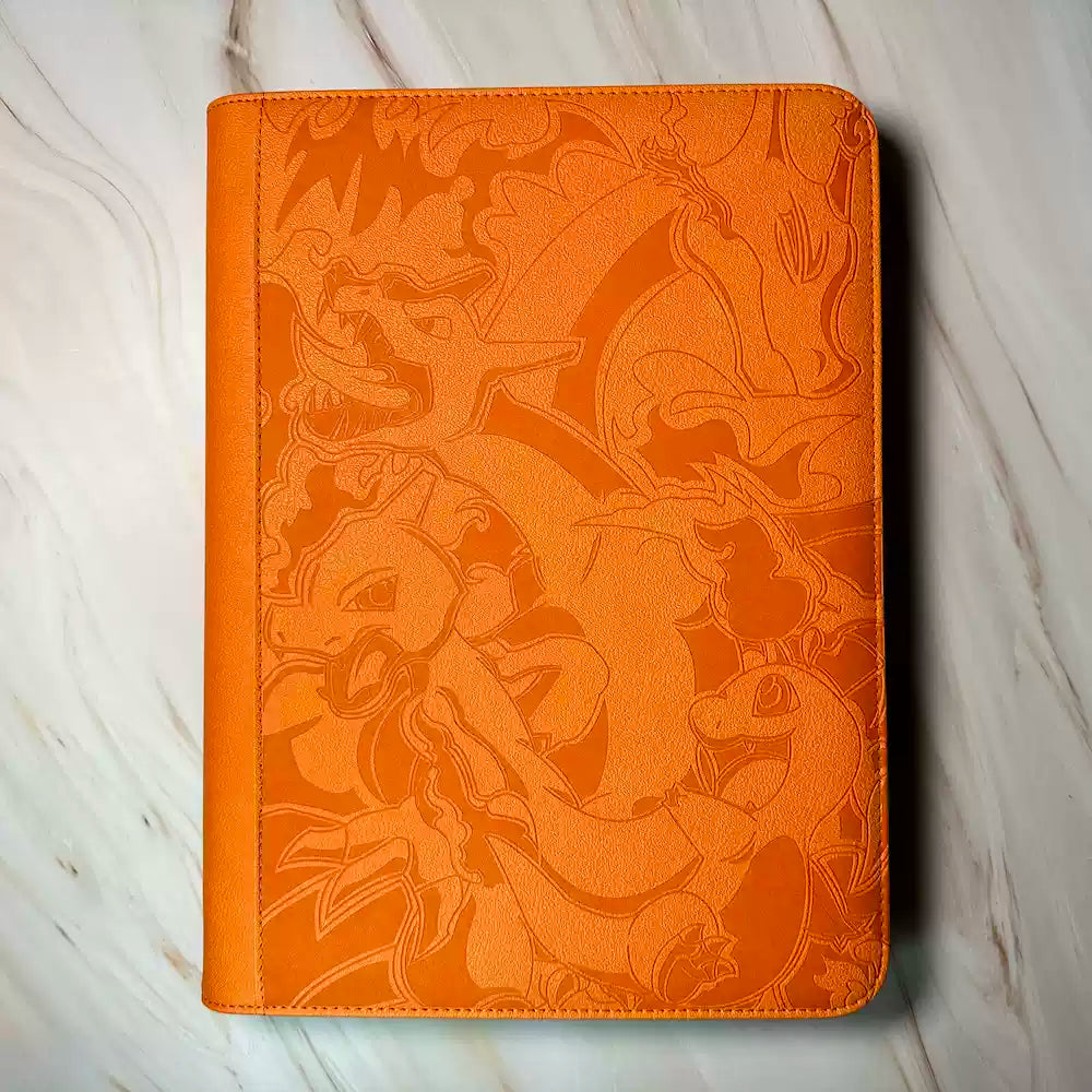[Binder] - Charizard Charmeleon Charmander Red/Orange 9-Slot slide in ...