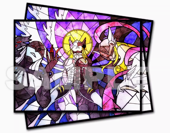 [Sleeves] Stained Glass Mastemon Angewomon LadyDevimon Digimon – BAN ...