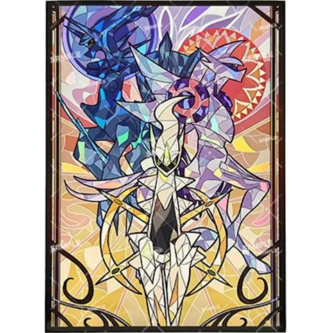 [Sleeves] Stained Glass Pokemon Palkia, Dialga, Arceus – BAN-TYO TCG