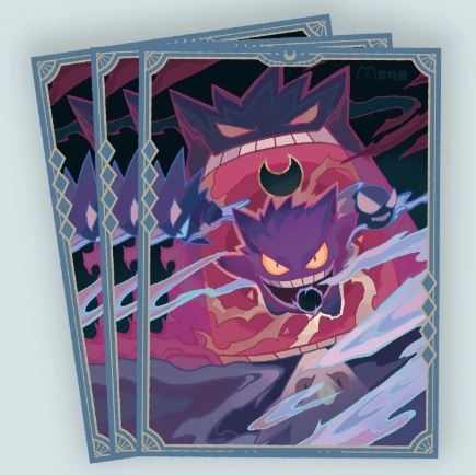 [Sleeves] Pokemon Ghastly, Haunter, Gengar, G Max Gengar (Laser Gloss ...